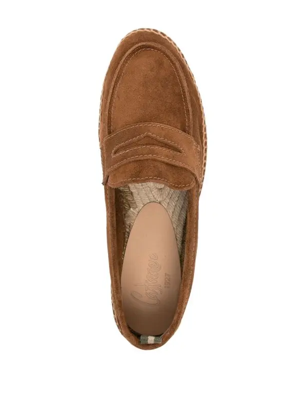 CastaÑer Braided Raffia Espadrilles - Brown