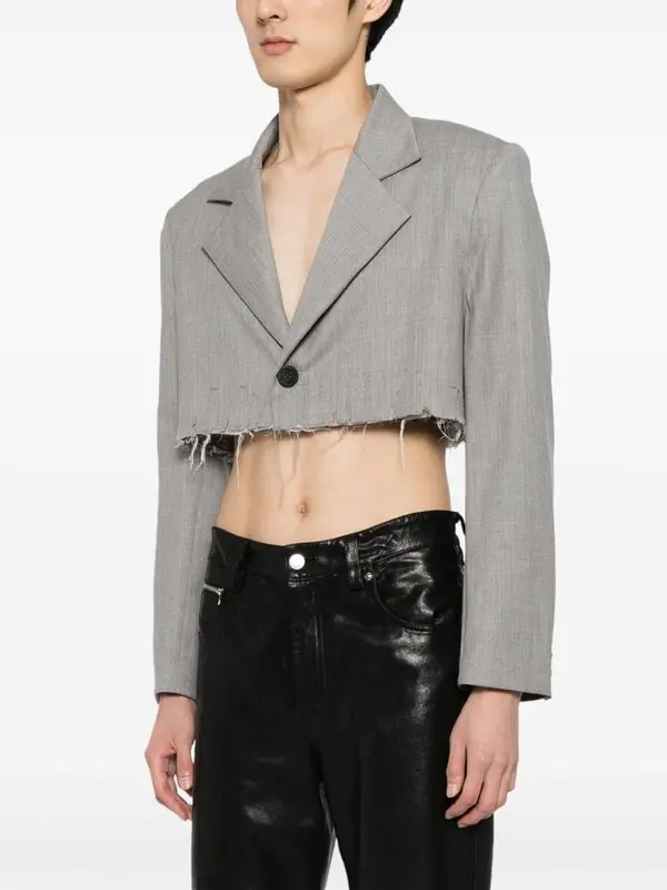 Natasha Zinko Peak-lapels Cropped Blazer