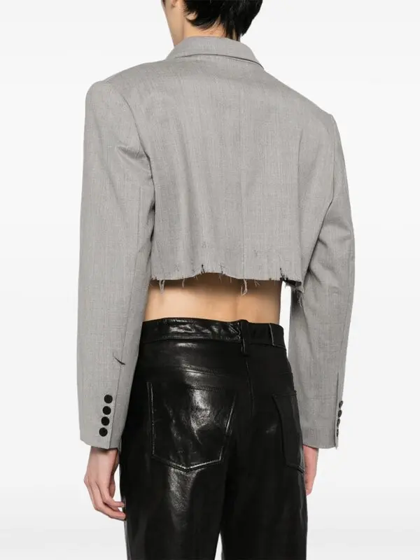 Natasha Zinko Peak-lapels Cropped Blazer