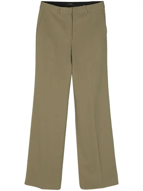 JOSEPH Morissey Tailored Trousers - Green