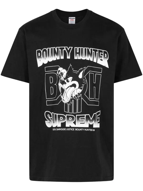 Supreme X Bounty Hunter Wolf T-shirt - Black