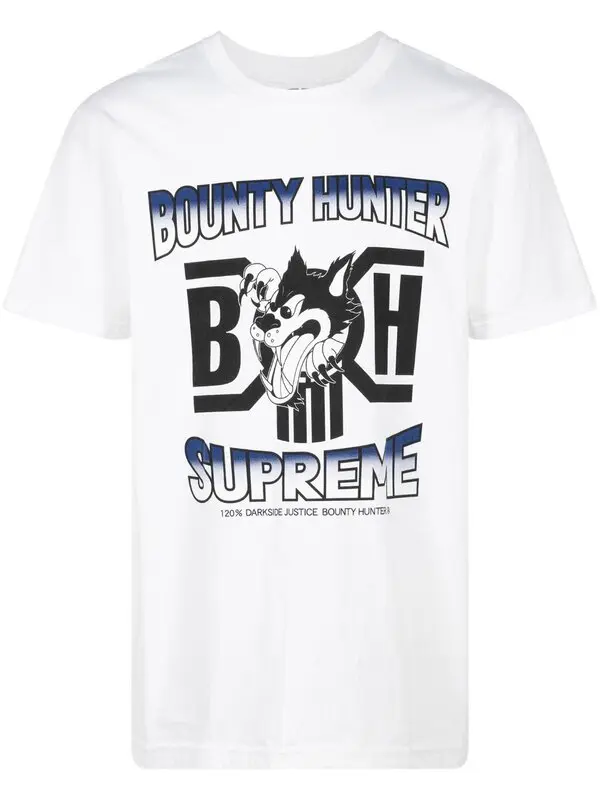 Supreme X Bounty Hunter Wolf T-shirt - White