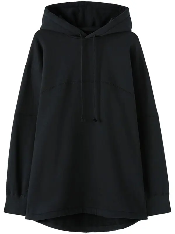 JIL SANDER Logo-embroidered Cotton Hoodie