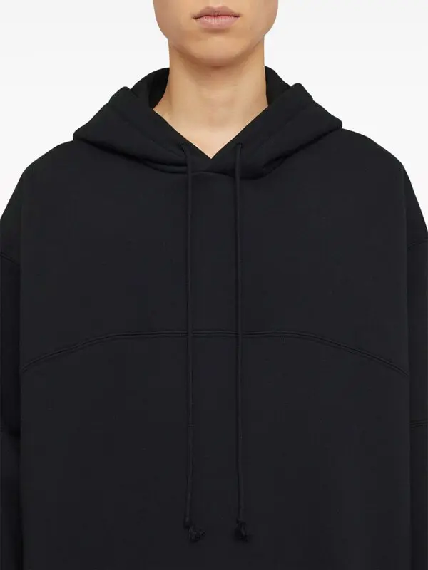 JIL SANDER Logo-embroidered Cotton Hoodie
