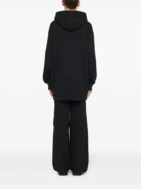 JIL SANDER Logo-embroidered Cotton Hoodie
