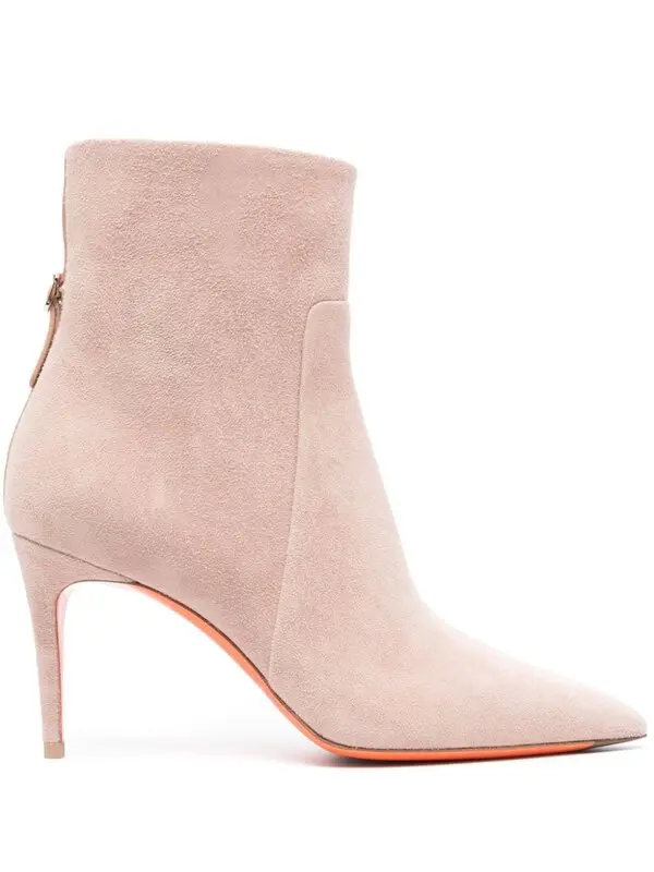 Santoni 65mm Suede Ankle Boots