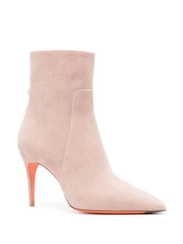 Santoni 65mm Suede Ankle Boots