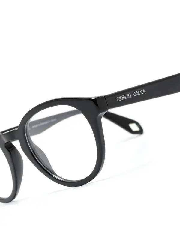 Giorgio Armani Panto Round-frame Glasses
