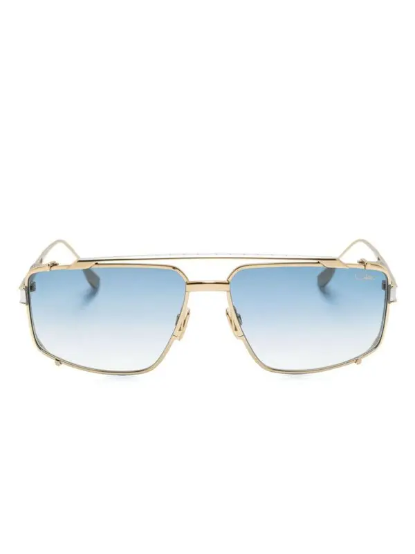 Cazal Rectangle-frame Sunglasses - Gold