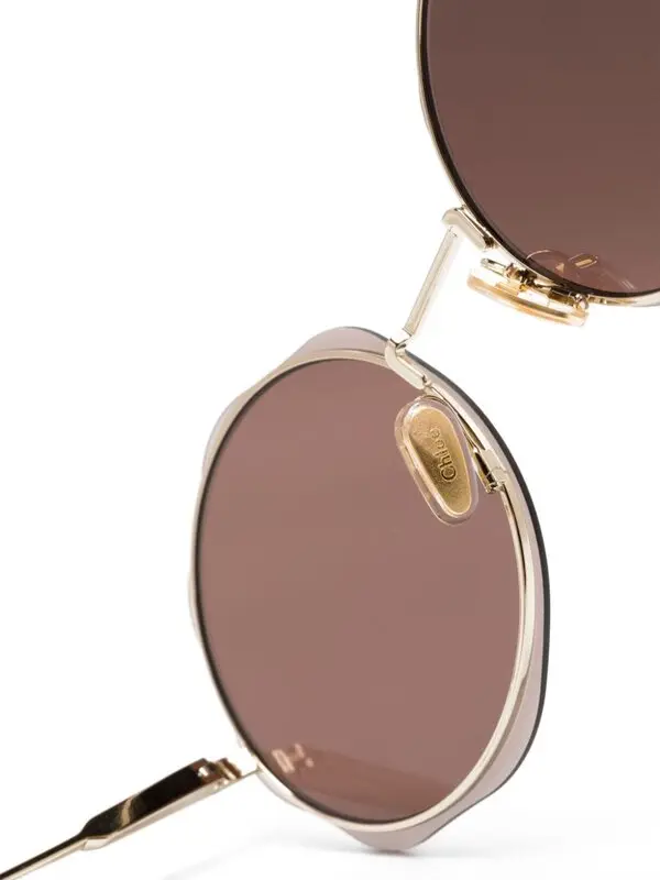 Chloé Carlina Sunglasses - Gold