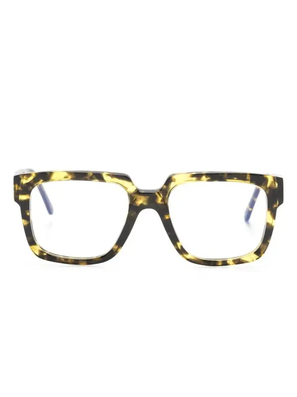 KUBORAUM K3 Square-frame Glasses - Yellow