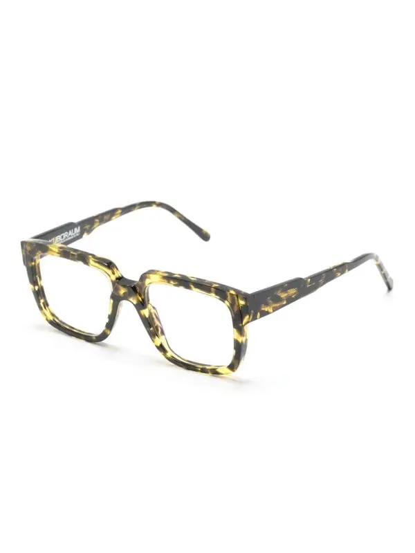 KUBORAUM K3 Square-frame Glasses - Yellow