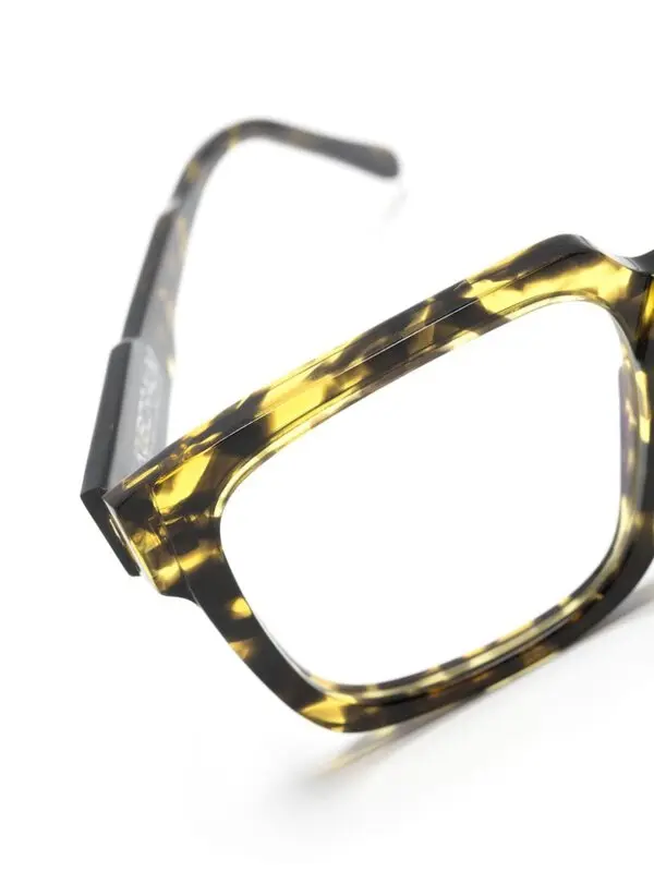 KUBORAUM K3 Square-frame Glasses - Yellow