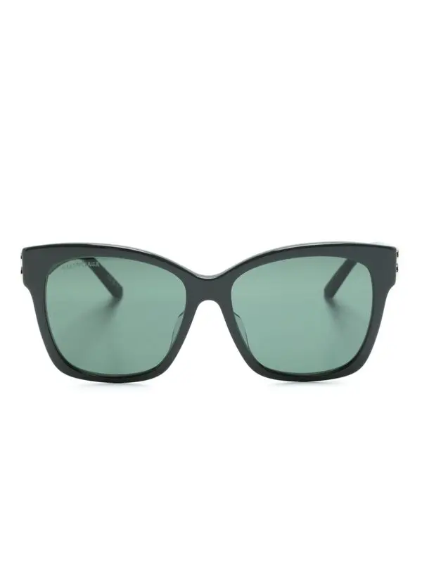 Balenciaga Dynasty Square-frame Sunglasses - Green