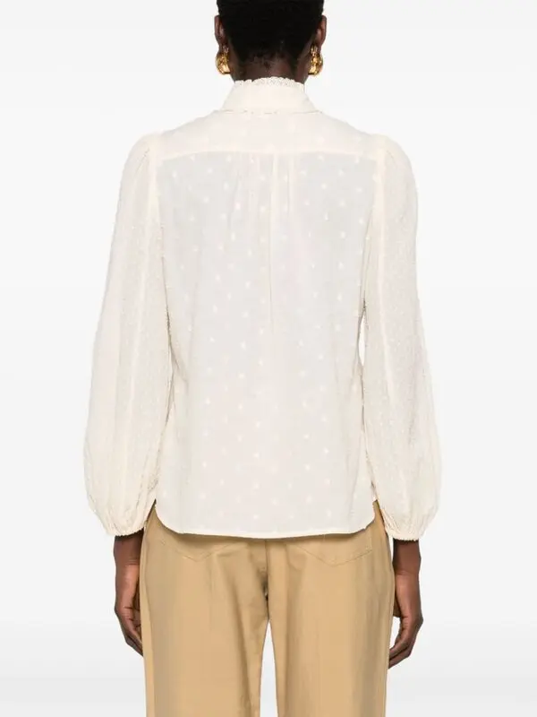 Zimmermann Ruffle-detail Cotton Top