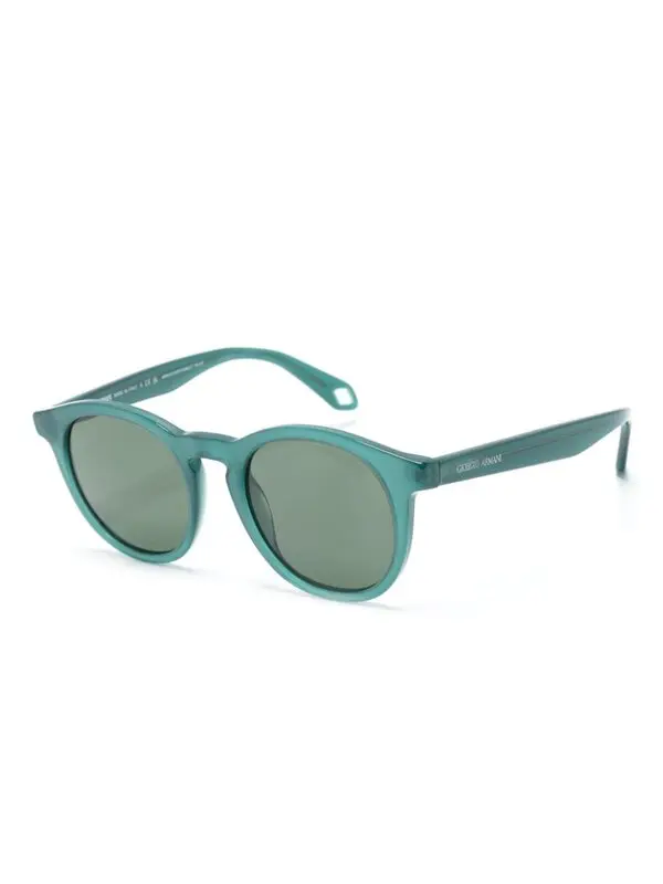 Giorgio Armani Round-frame Sunglasses - Green