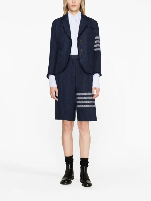 Thom Browne 4-bar Stripe High-waisted Shorts