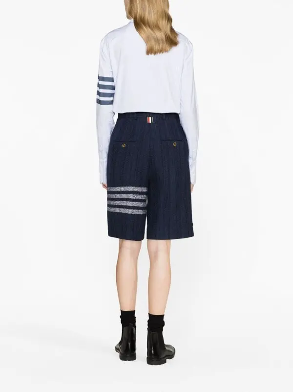 Thom Browne 4-bar Stripe High-waisted Shorts