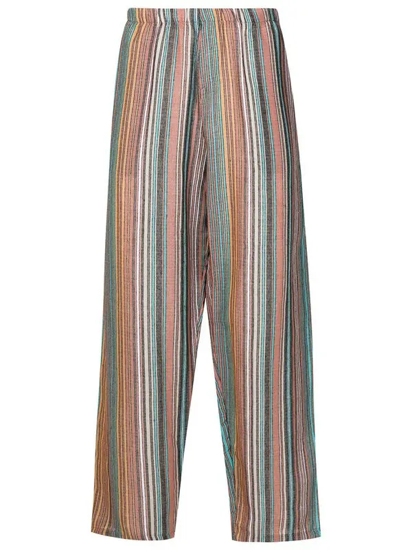AMIR SLAMA Jacquard Wide-leg Trousers