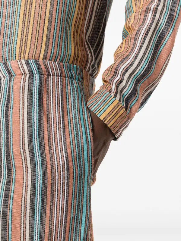 AMIR SLAMA Jacquard Wide-leg Trousers