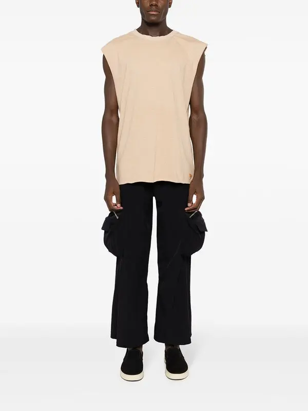 AMIR SLAMA Logo Appliqué Tank Top