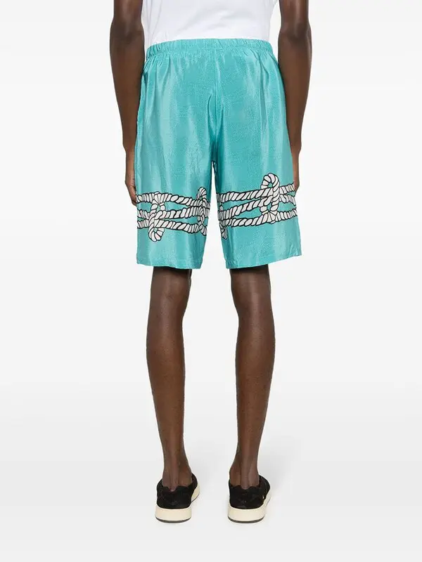 AMIR SLAMA Graphic-print Bermuda Shorts