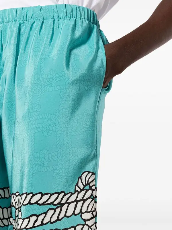 AMIR SLAMA Graphic-print Bermuda Shorts