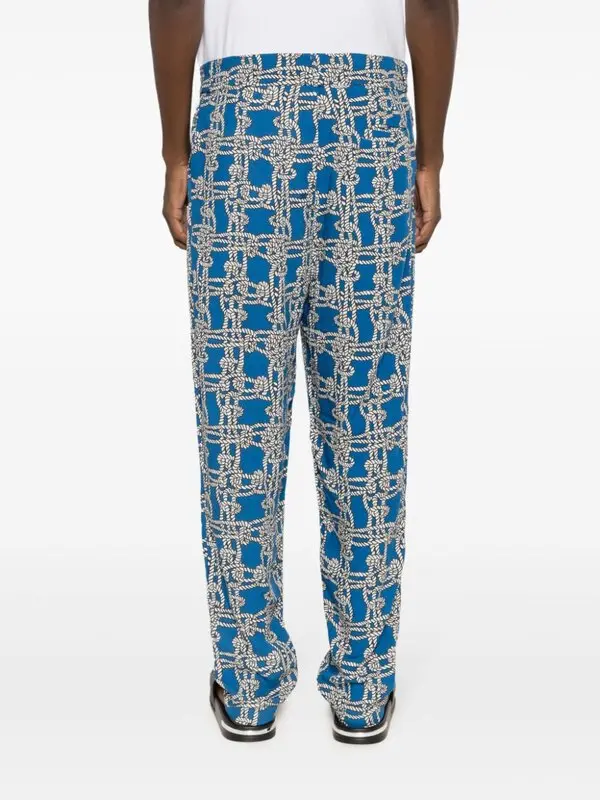 AMIR SLAMA Rope-print Trousers