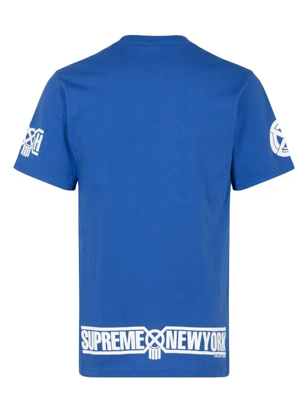 Supreme X Bounty Hunter Skulls T-shirt - Blue