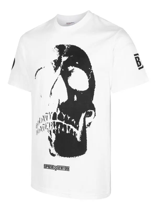 Supreme X Bounty Hunter Skulls T-shirt - White