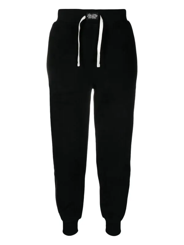 Polo Ralph Lauren Embroidered-logo Fleece Trousers - Black