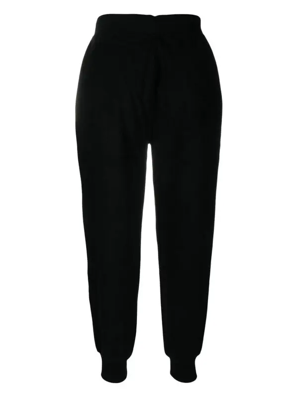 Polo Ralph Lauren Embroidered-logo Fleece Trousers - Black
