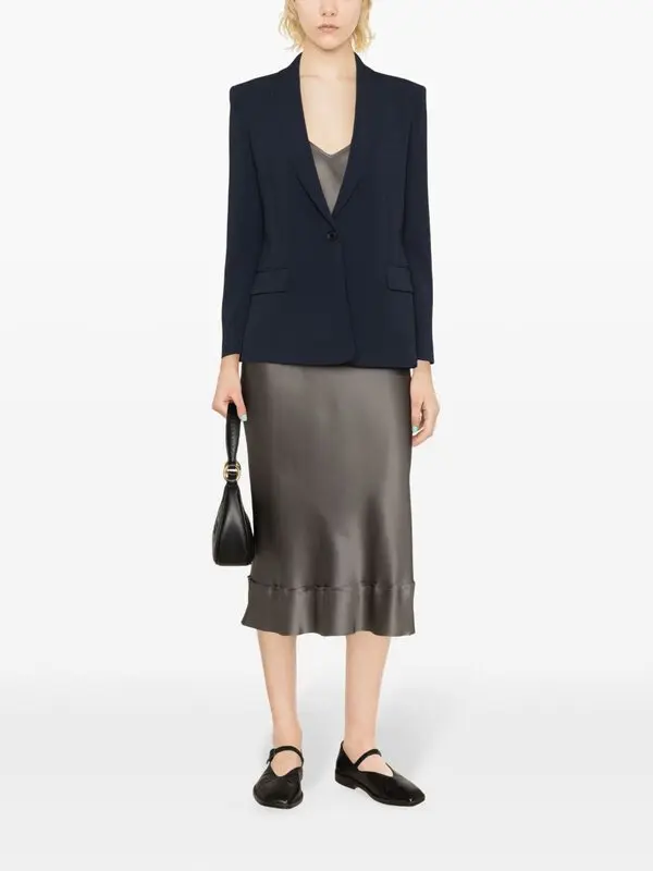 Theory Single-breasted Blazer With Shawl Lapels