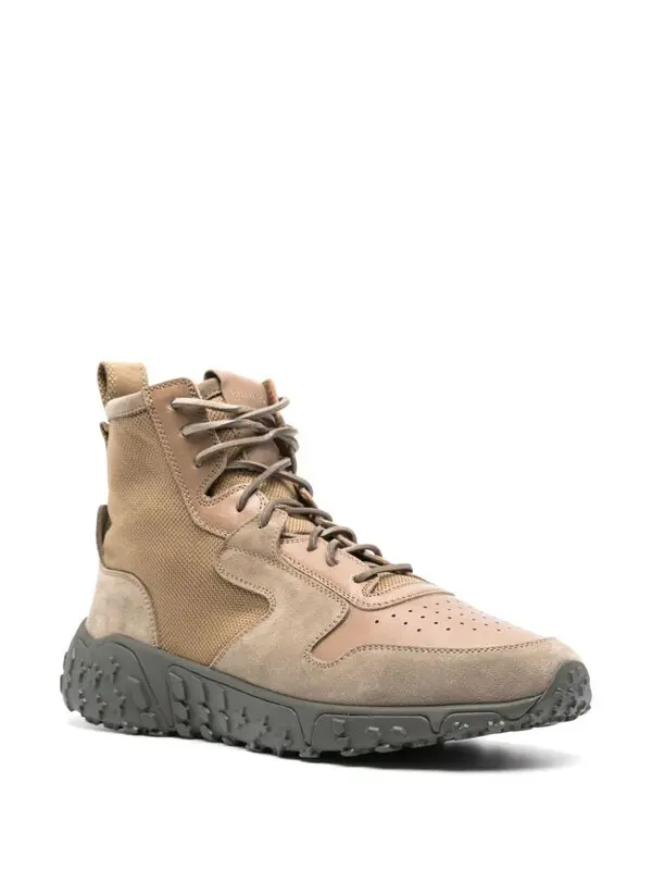 BUTTERO® Panelled Ankle Boots - Green