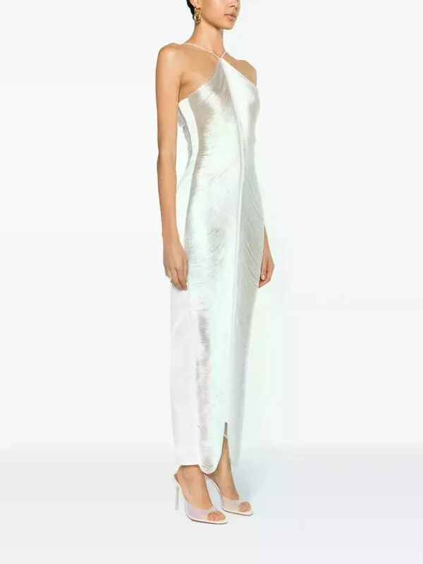 Cult Gaia Renata Fringed Gown - White