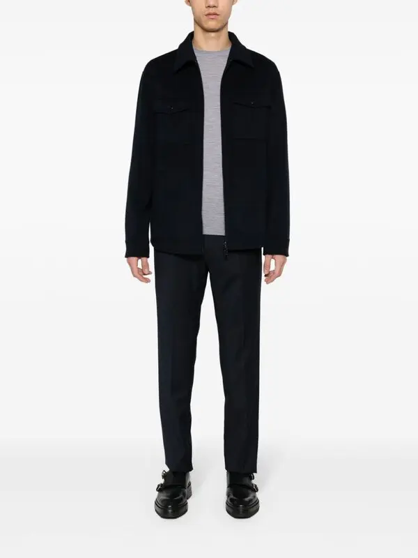 Theory Fine-knit Wool Jumper - Grey