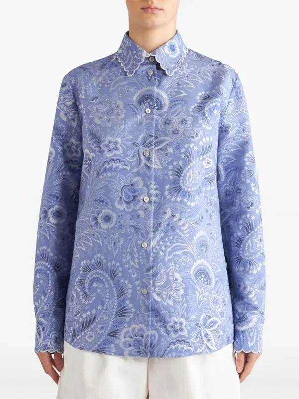 Etro Paisley-print Poplin Shirt