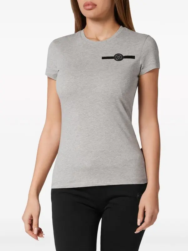 PLEIN SPORT Cotton T-shirt - Grey
