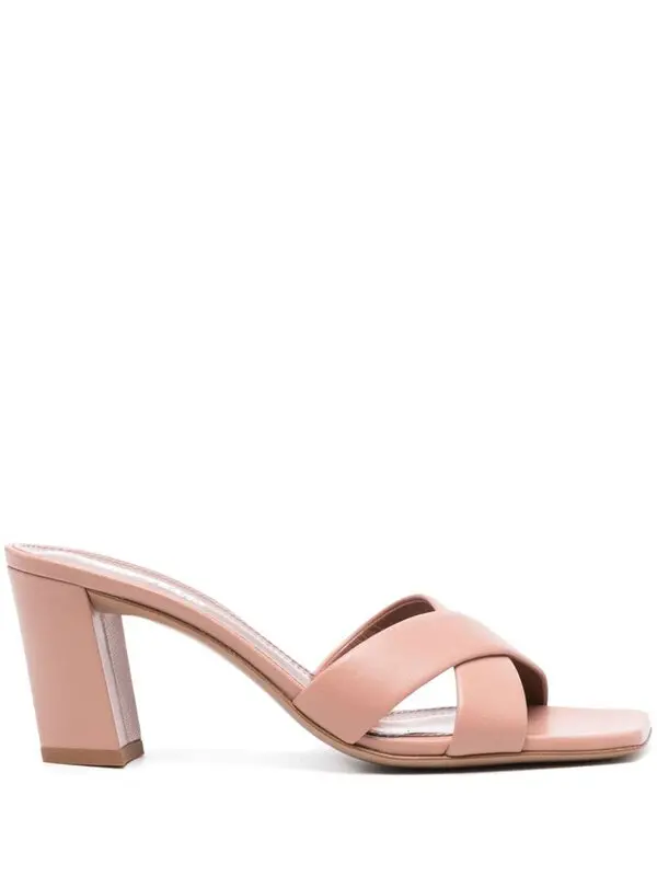 Paris Texas Dafne Leather Sandals - Pink