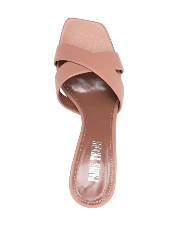 Paris Texas Dafne Leather Sandals - Pink