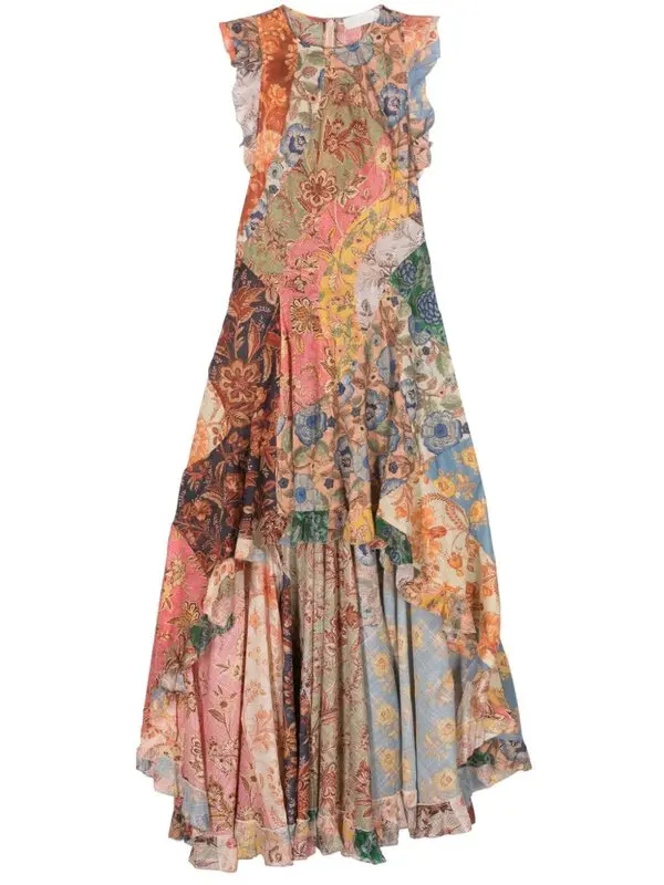 Zimmermann Junie Floral-print Midi Dress