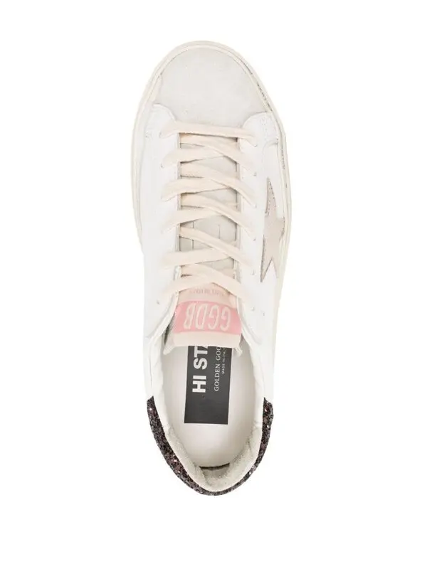 GOLDEN GOOSE Hi Star Platform Sneakers