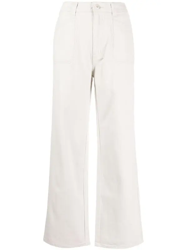 Izzue Logo-patch Twill Trousers