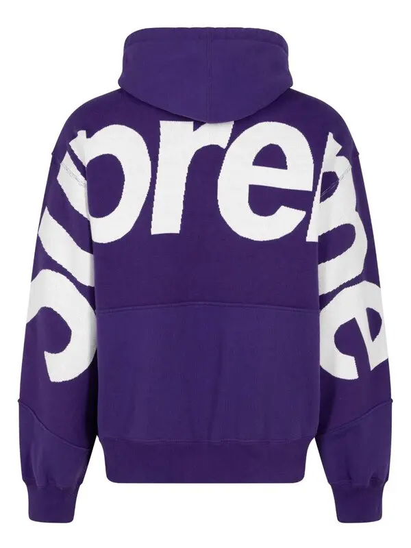 Supreme Big Logo-jacquard Hoodie