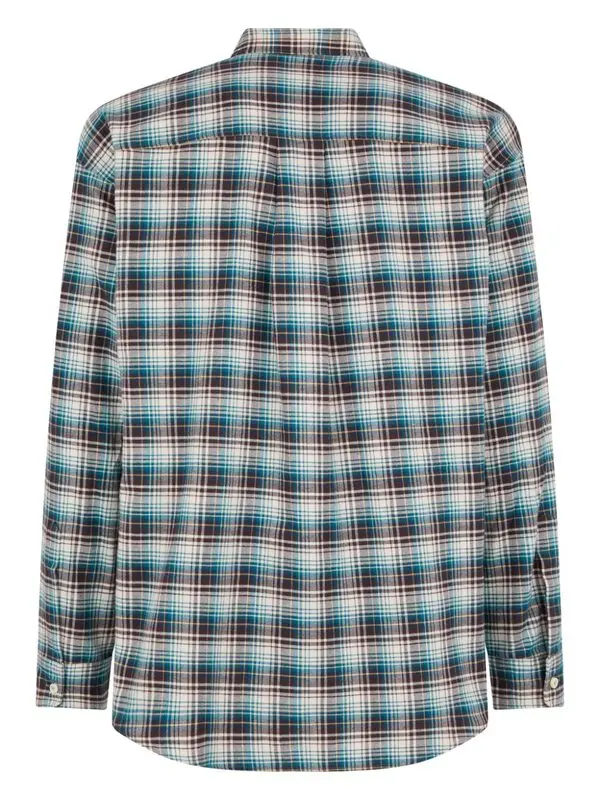 Dsquared2 Plaid-check Pattern Cotton Shirt