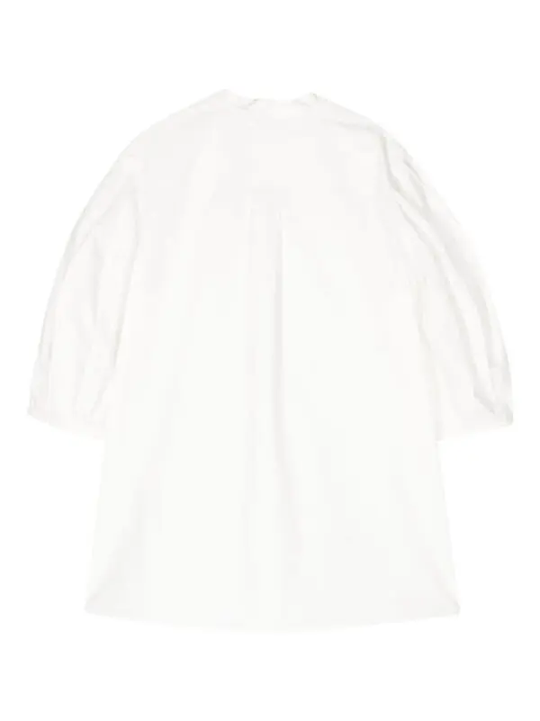 Chloé Balloon-sleeve Cotton Blouse - White