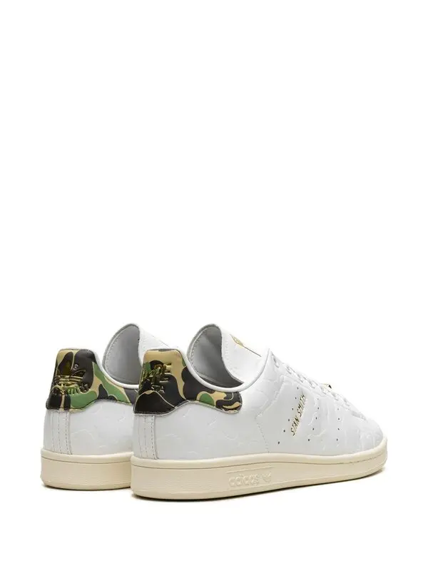 Adidas X Bape Stan Smith 30th Anniversary Sneakers - White