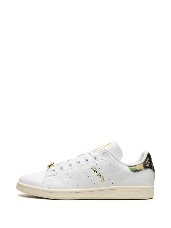 Adidas X Bape Stan Smith 30th Anniversary Sneakers - White