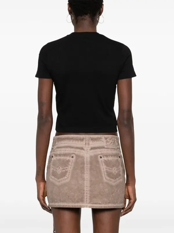 Dsquared2 Logo-print Cropped T-shirt