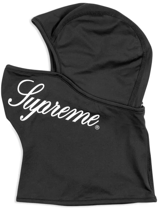 Supreme Script Logo Balaclava - Black